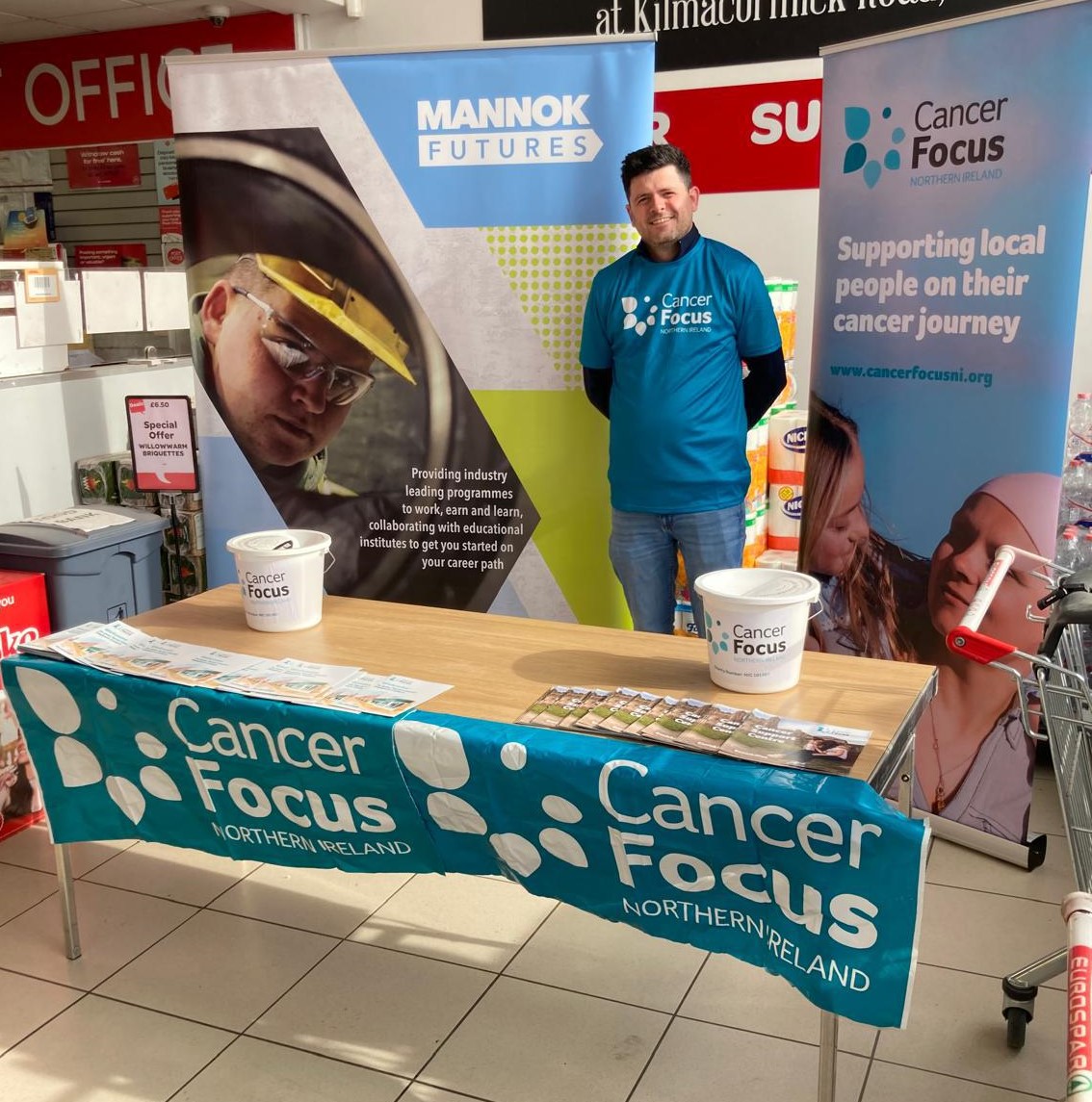 Mannok Takes on the Charity Shop Challenge to Support Cancer Focus NI ...